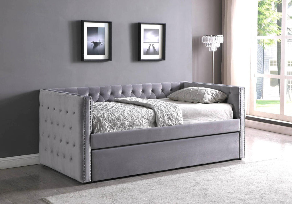 Petra Velvet Single / Single Day Bed – MALWA FURNITURE